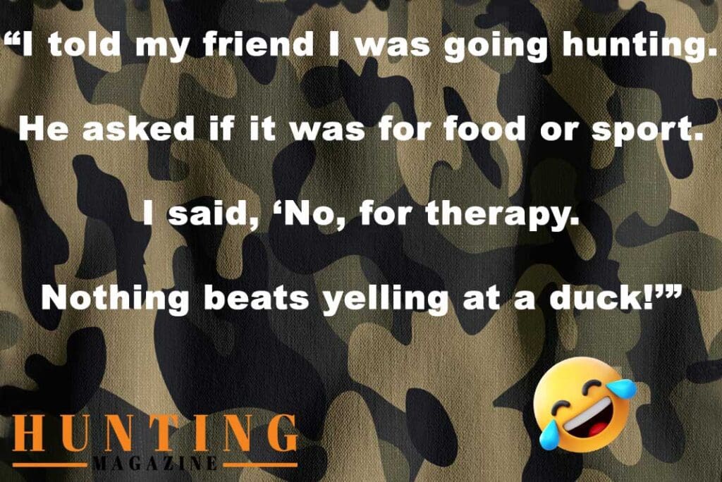 Funny Hunting Meme: Yelling at a Duck Hunting Therapy | Hunting Magazine